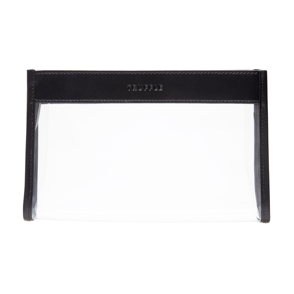 Clarity Everyday Pouch Small - Small Clear Leather Pouch | Purse Organizer