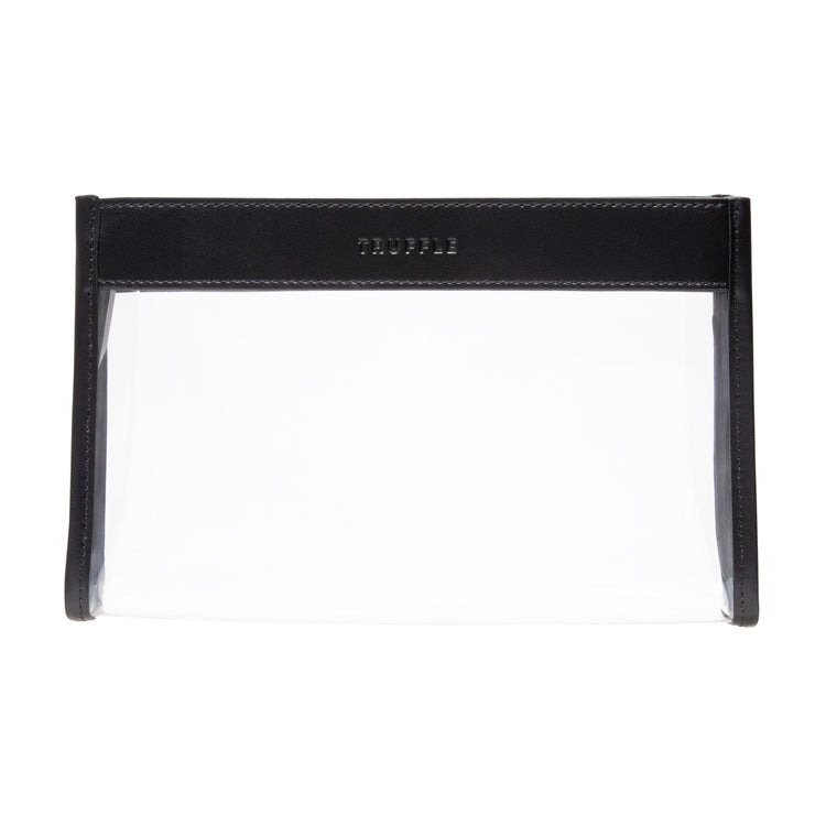 Clarity Everyday Pouch Small - Small Clear Leather Pouch | Purse Organizer