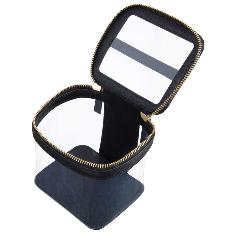 Clarity Mini Train Case - Small Makeup Train Case | Truffle
