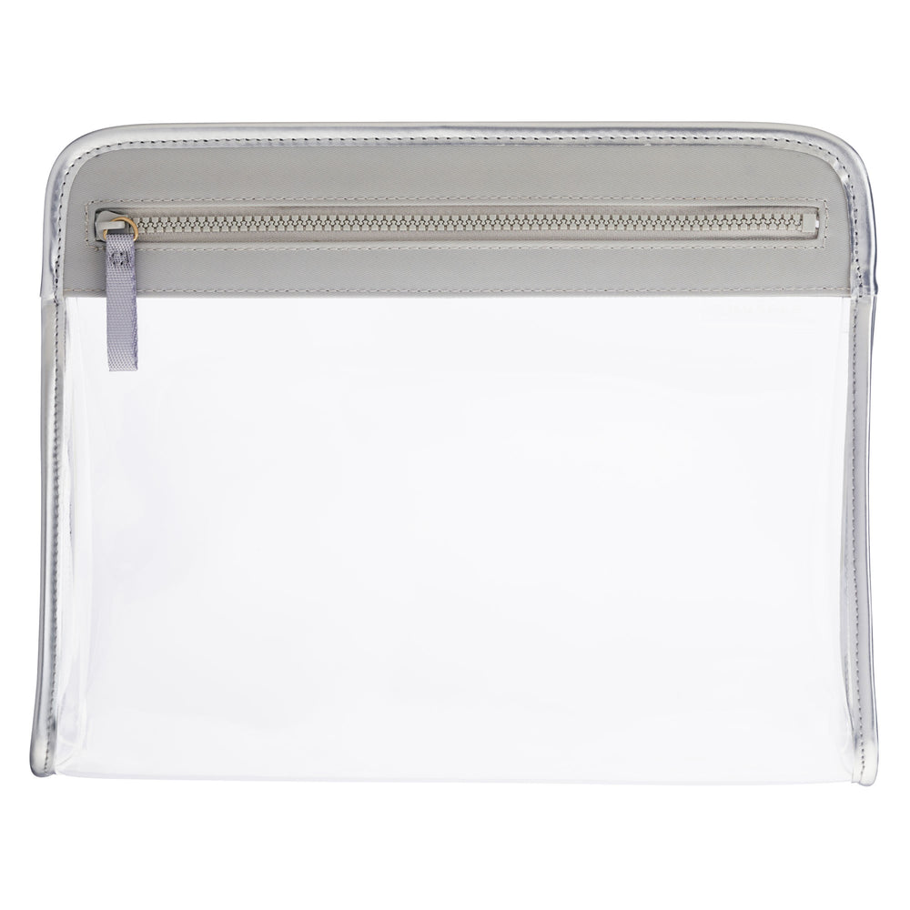 Clarity Pouch Large - Large Clear Travel Pouch | Truffle