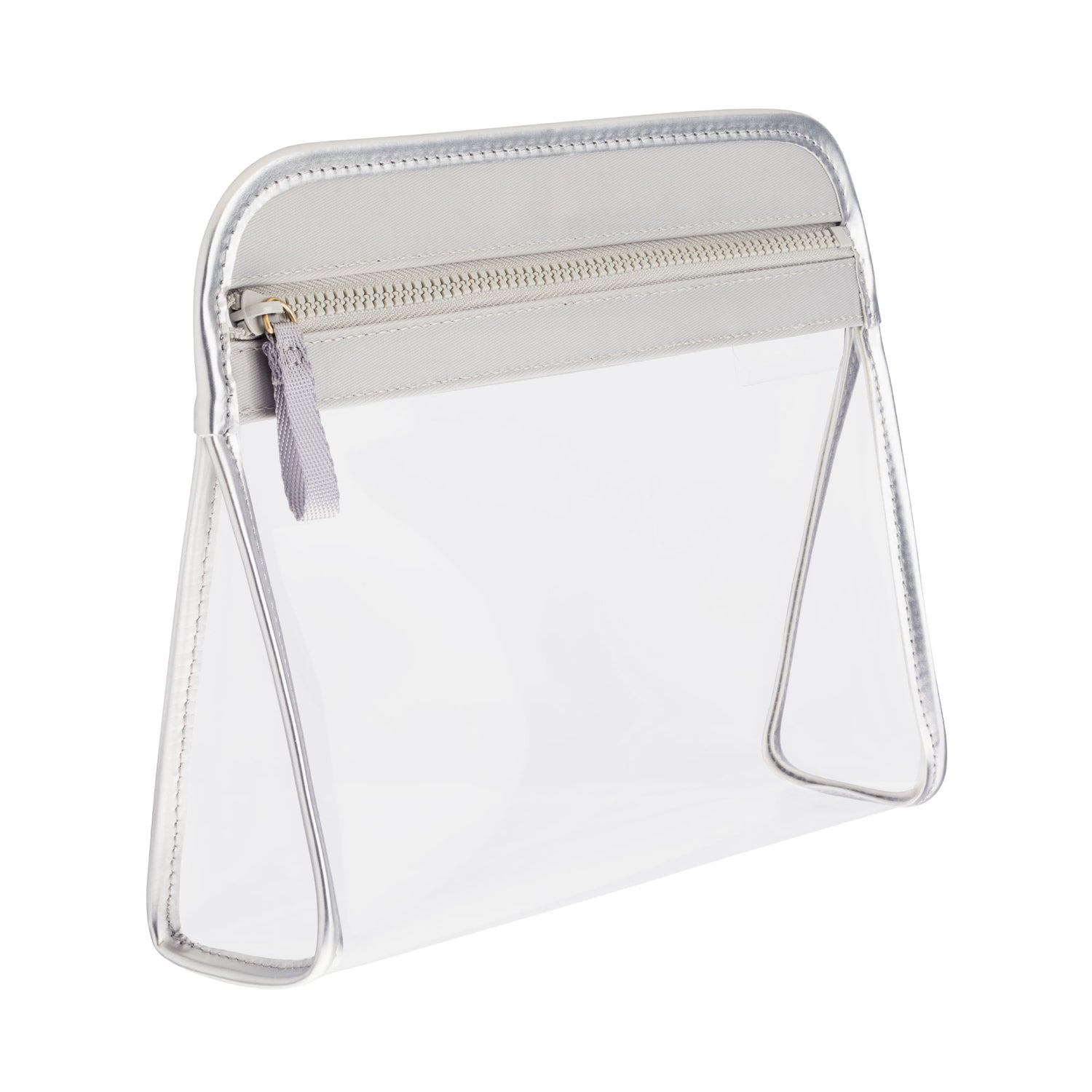 Clarity Pouch Medium - Clear Pouch Bag With Zipper | Truffle