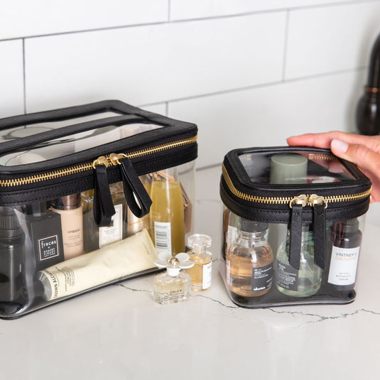 Clarity Mini Train Case - Small Clear Train Case | Truffle