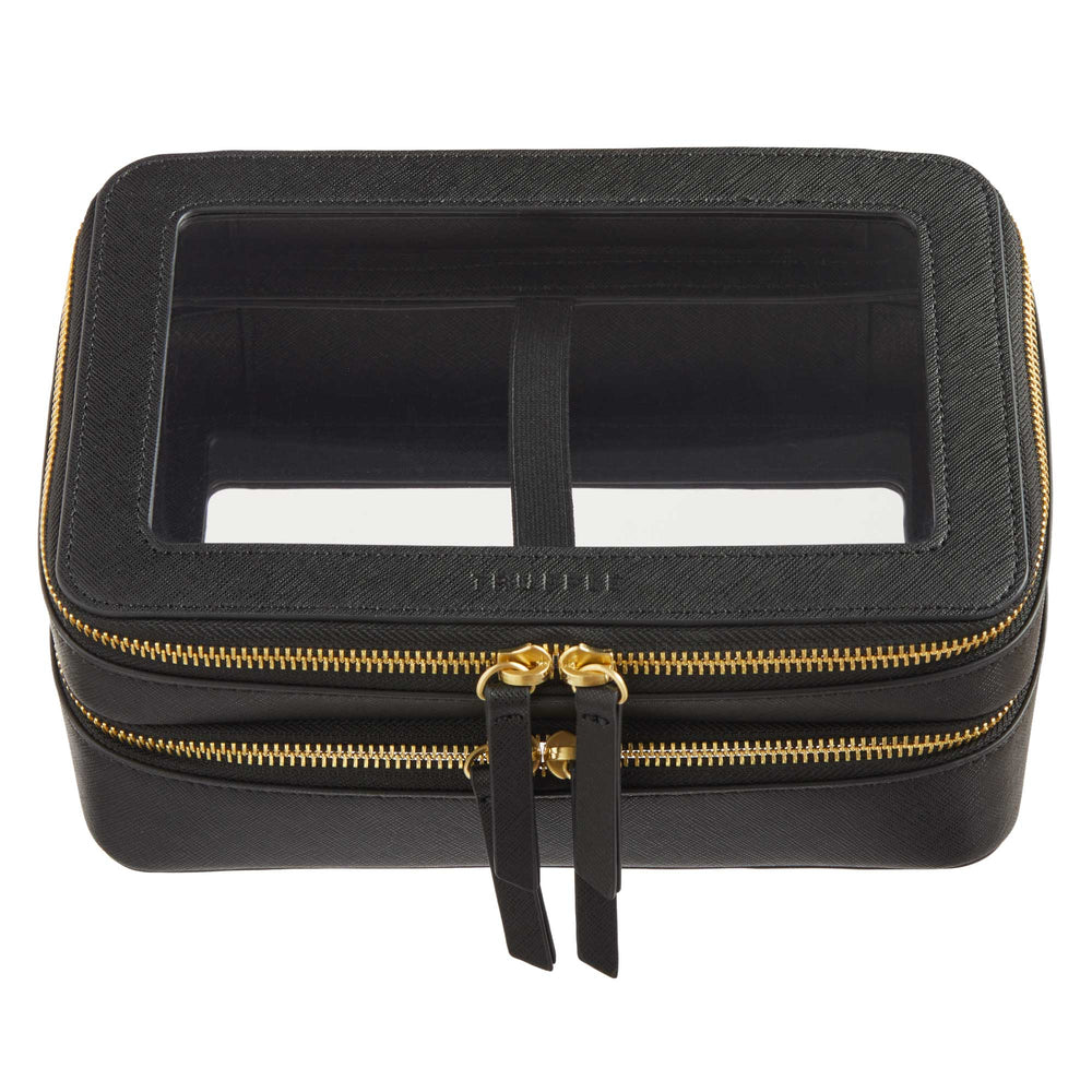 Clear Cosmetic Case | Clear Makeup Case | Extra Large Makeup Case