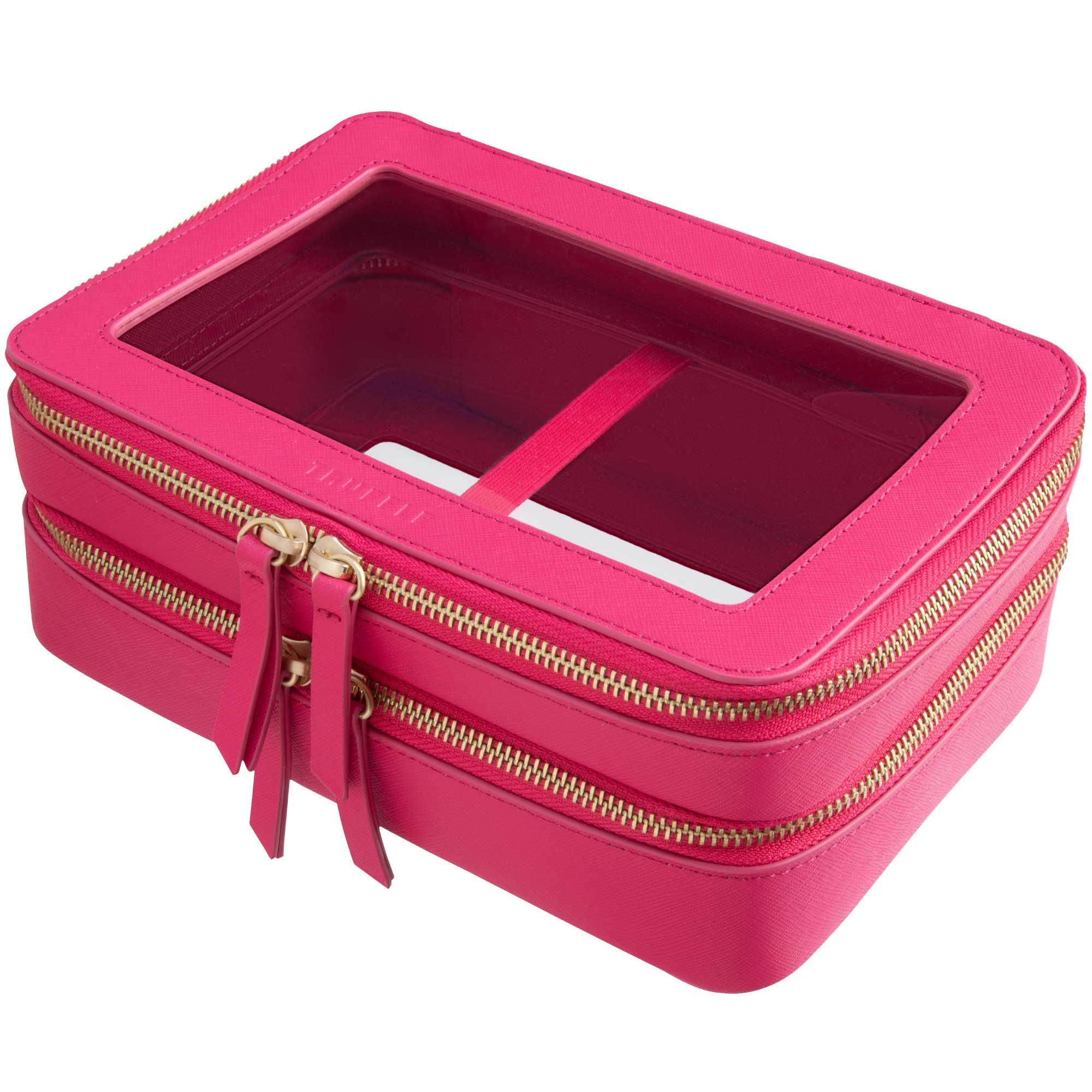 Clear Cosmetic Case | Clear Makeup Case | Extra Large Makeup Case